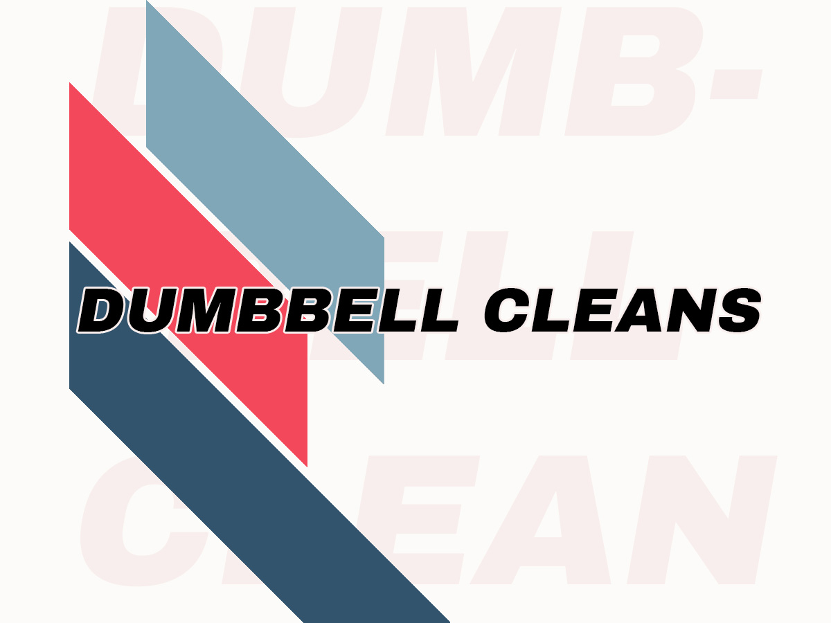 Cómo hacer el ejercicio 【 Dumbbell Cleans