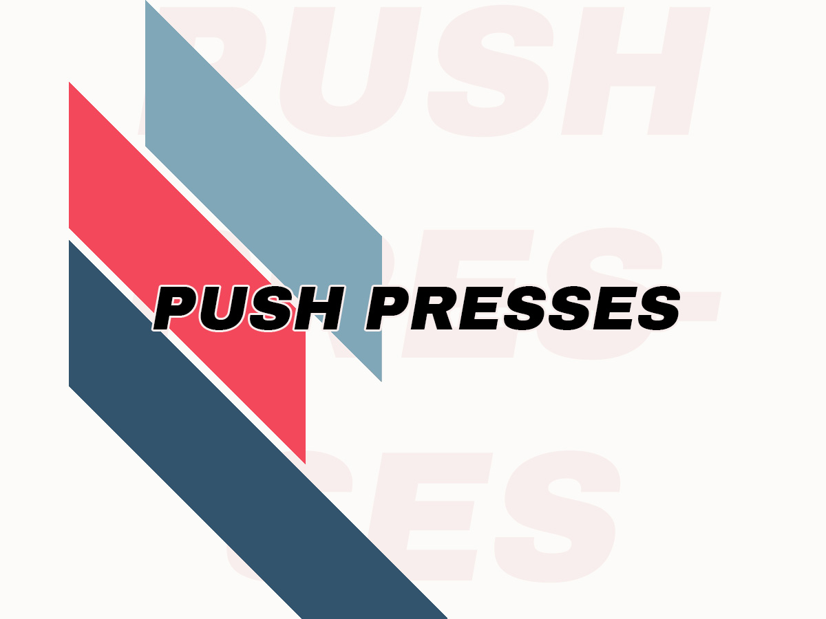 Cómo hacer el ejercicio 【 Push Presses