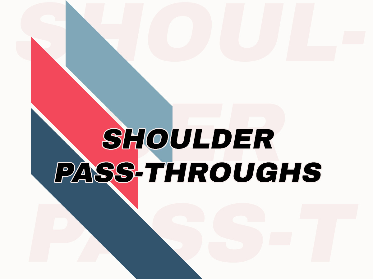 Cómo hacer el ejercicio 【 Shoulder Pass-Throughs